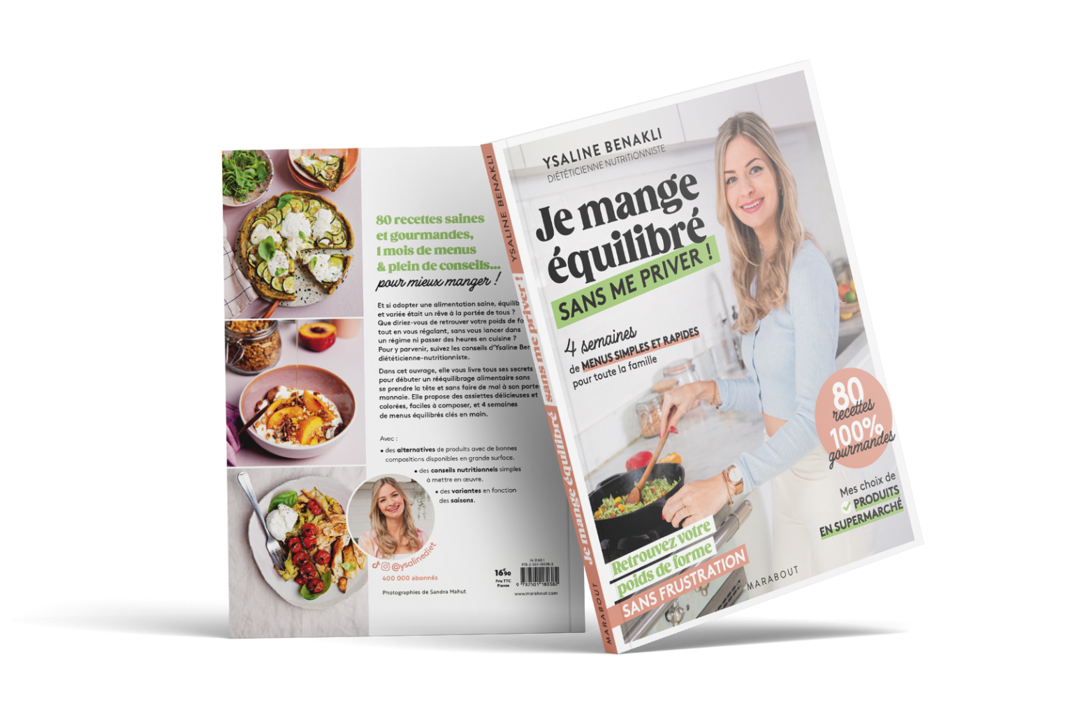 Livre “Je mange équilibré sans me priver” - Ysaline Benakli